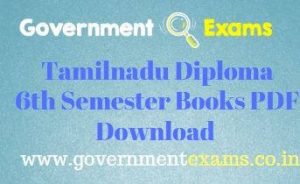 Polytechnic 6th Semester Book - Government Exams